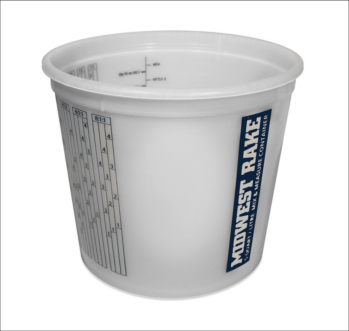 5 Quart Mix Container — Dream Coatings Idaho